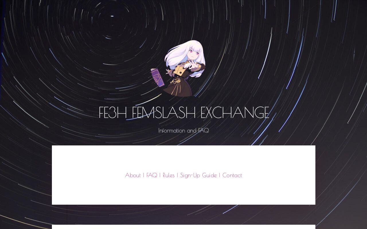 The FE3H Femslash Exchange